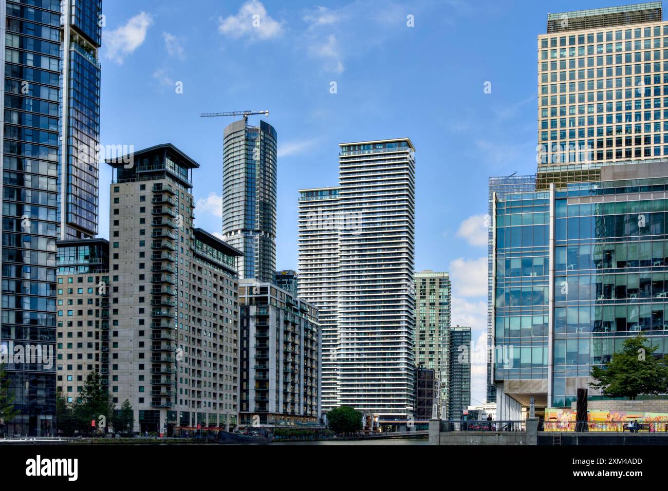 South Quay Plaza High Ride Buildings, Canary Wharf, Borough Of Tower ...