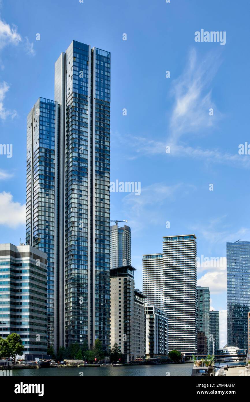 South Quay Plaza High Ride Buildings, Canary Wharf, Borough Of Tower ...