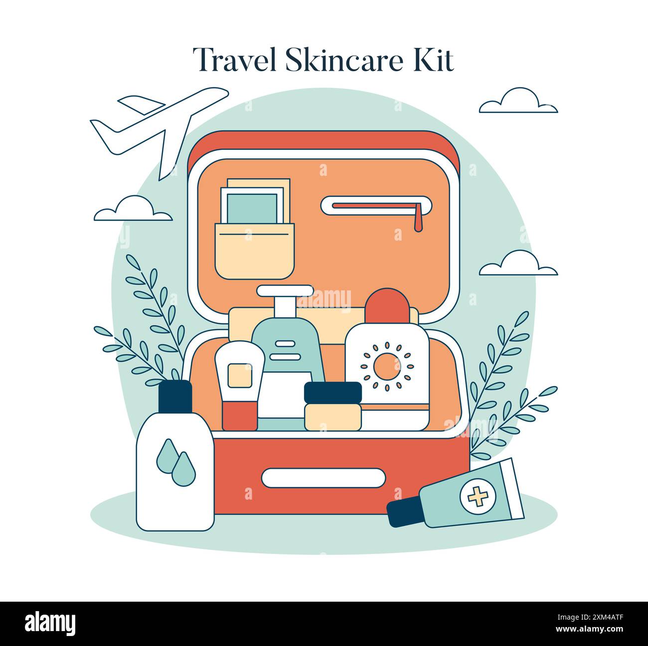 Personal hygiene kit Stock Vector Images - Alamy