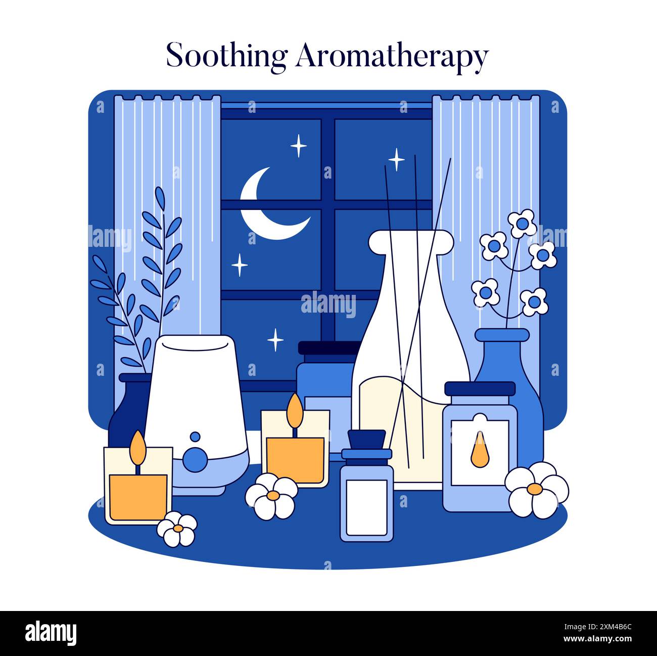 Diffusing therapy Stock Vector Images - Alamy