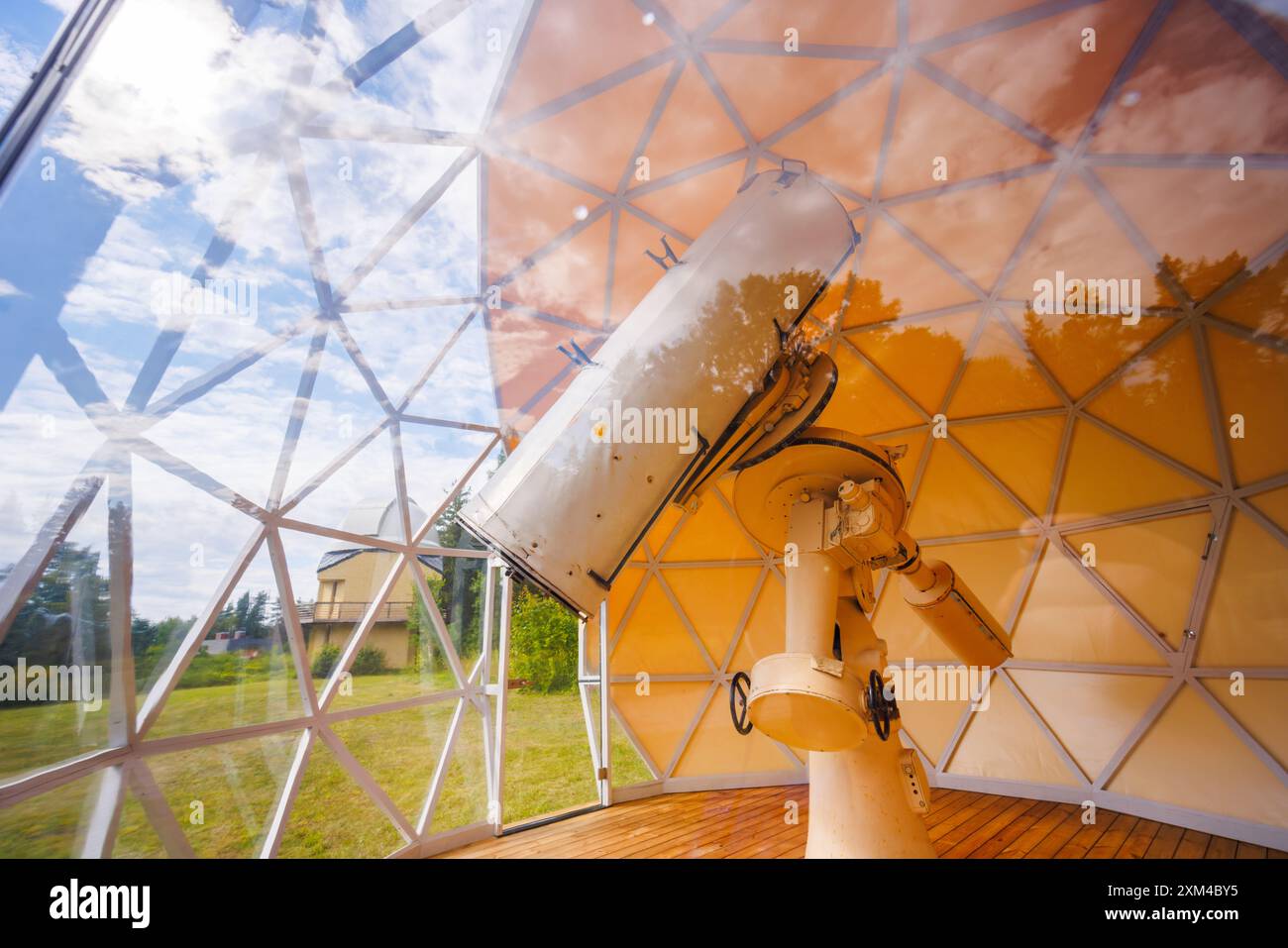 Moletai Observatory in a green park offers scenic educational ...
