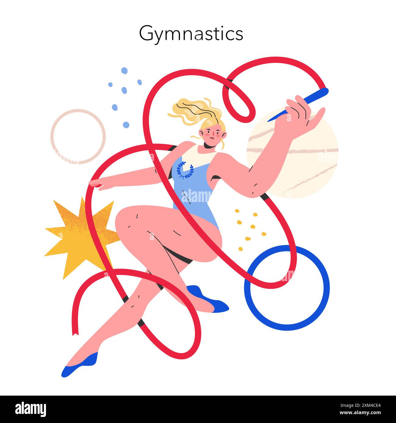 Professional athlete performs exercise Cut Out Stock Images & Pictures ...