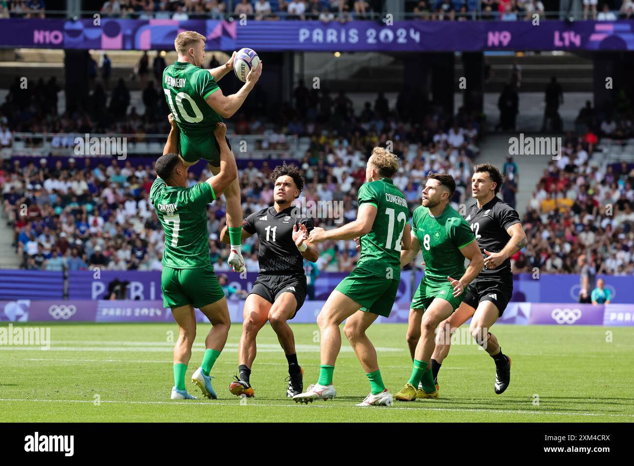 Paris, France, 25 July, 2024. Terry Kennedy (10) of Team Ireland ...