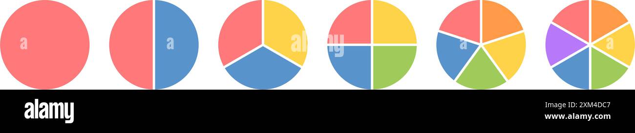 5 segment circle infographic hi-res stock photography and images - Alamy