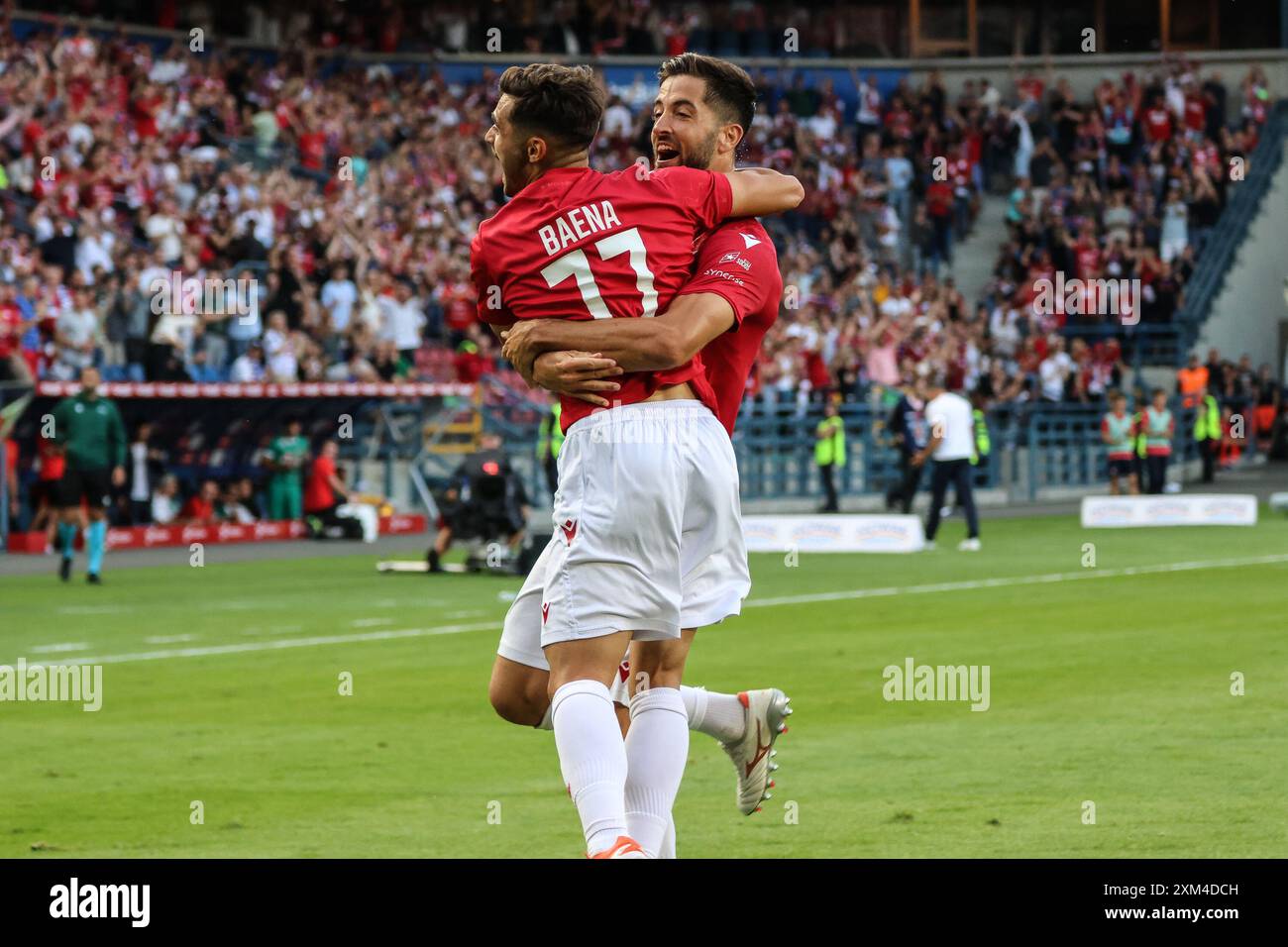 Krakow, Poland, 25th July, 2024, football 2024/2025 UEFA Europa League ...