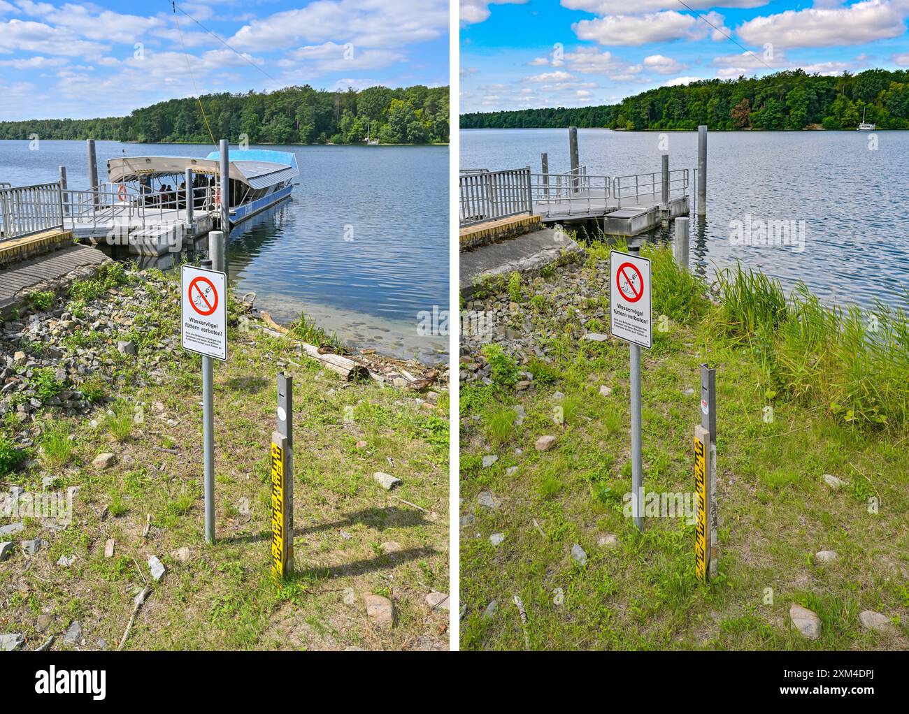 Strausberg, Germany. 25th July, 2024. KOMBO: The two-part image combo ...