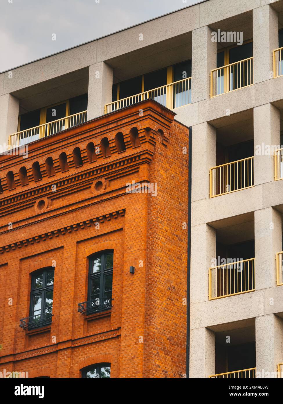 Historical building in Wroclaw, Poland, featuring modern architectural ...