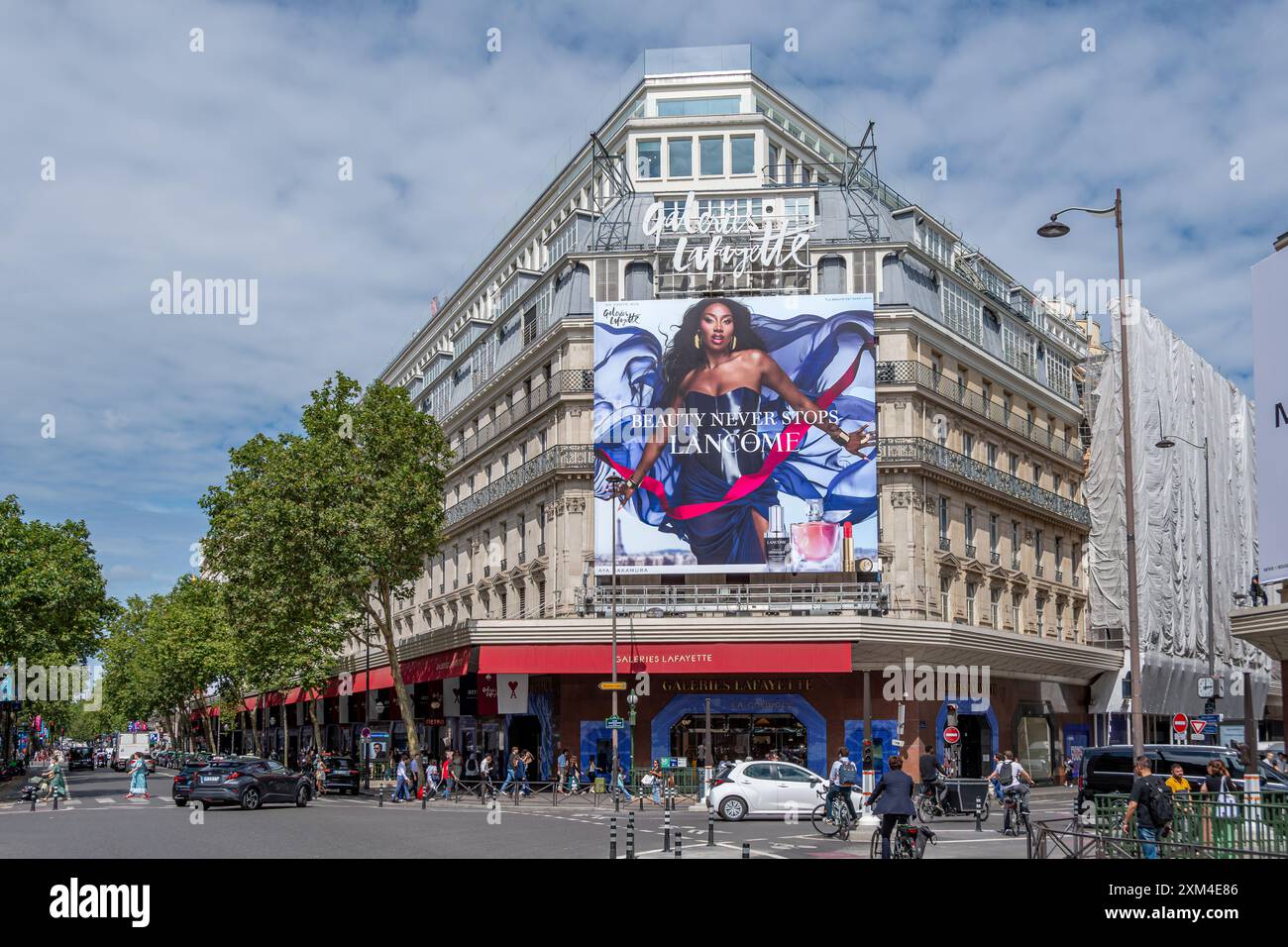 Advertising billboard for Lancôme cosmetics starring singer Aya ...