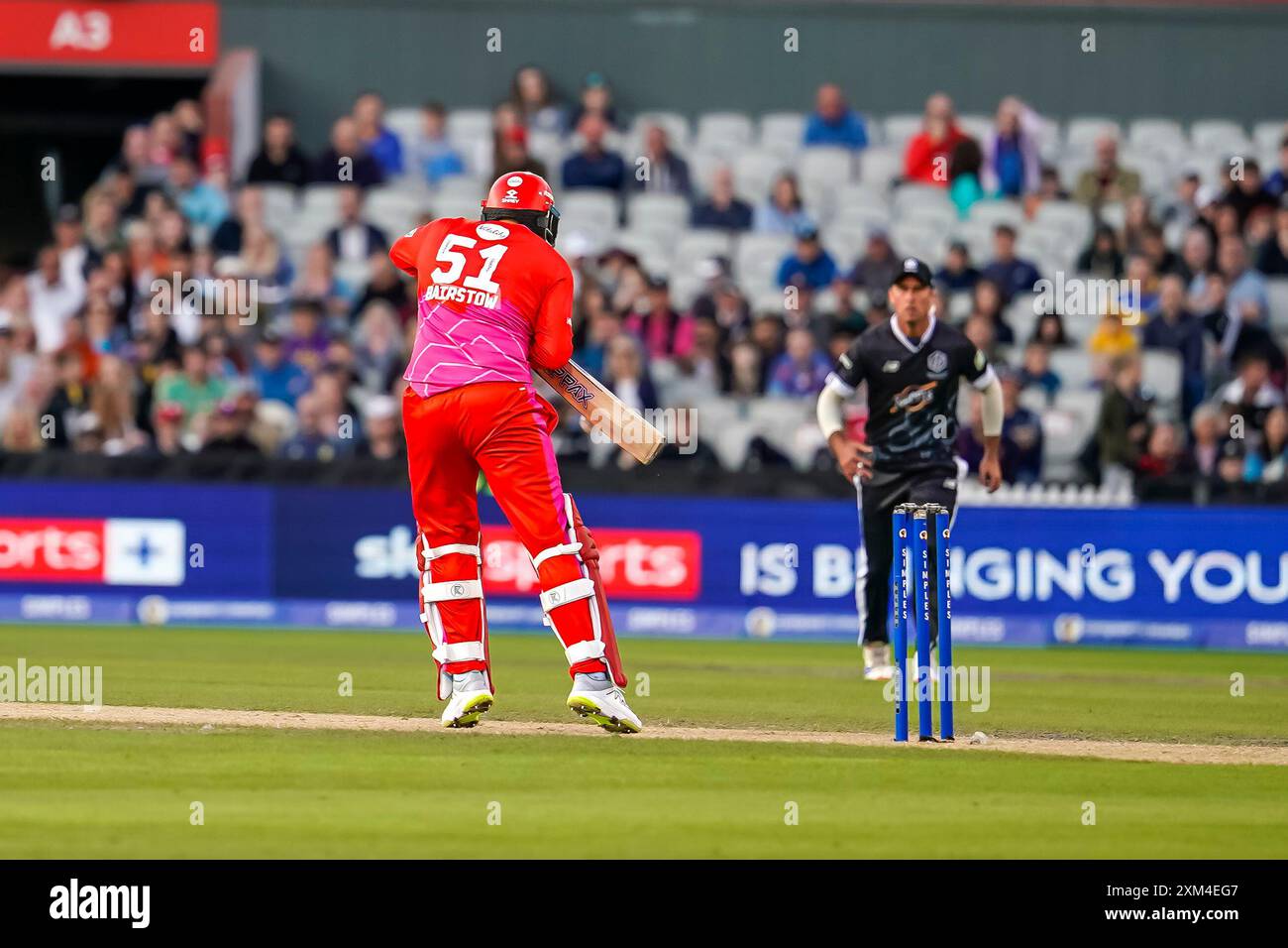 Old Trafford, Machester UK. Thursday 25th July, 2024. The Hundred ...