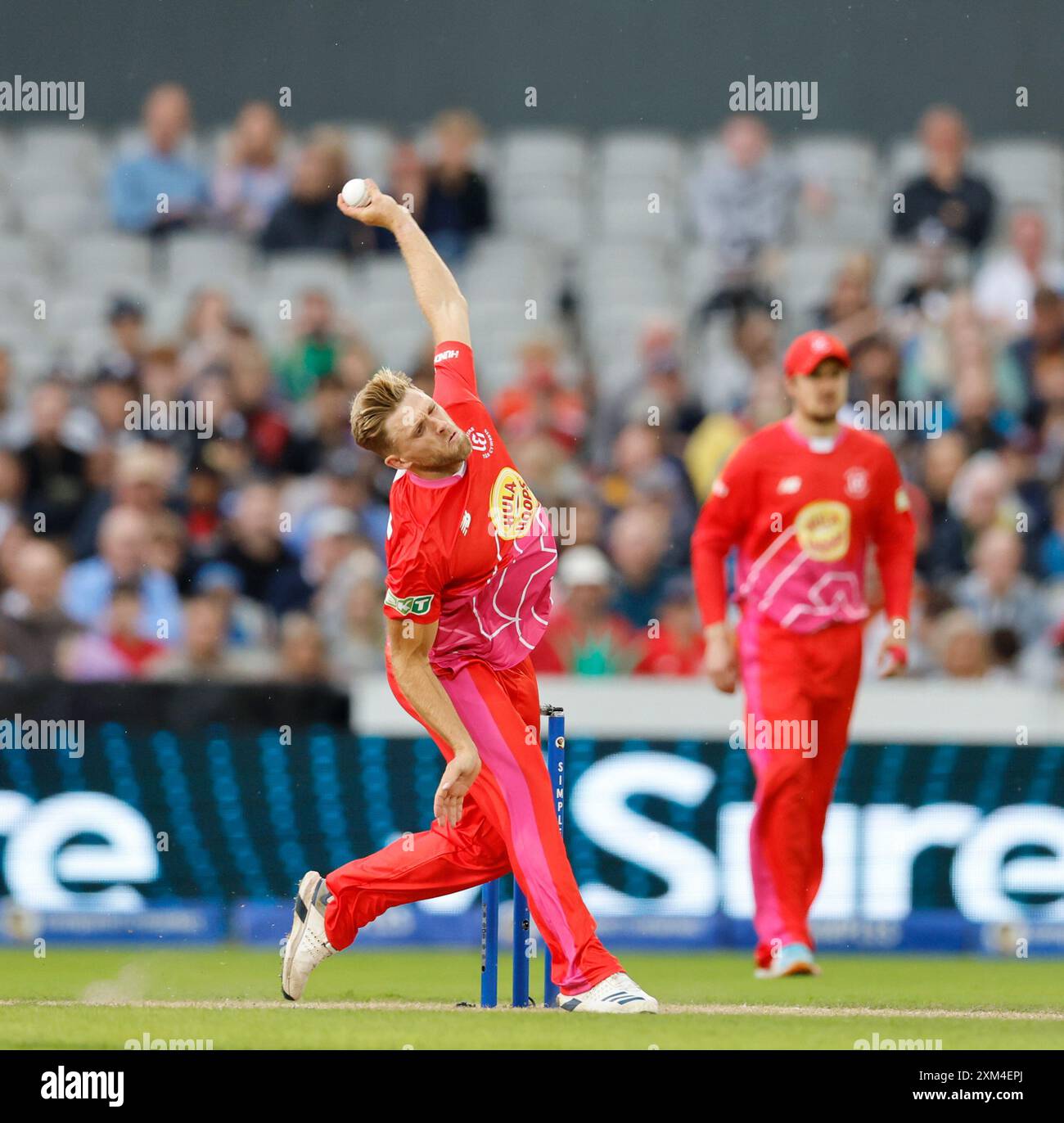 25th July 2024; Old Trafford Cricket Ground, Manchester, England; The ...