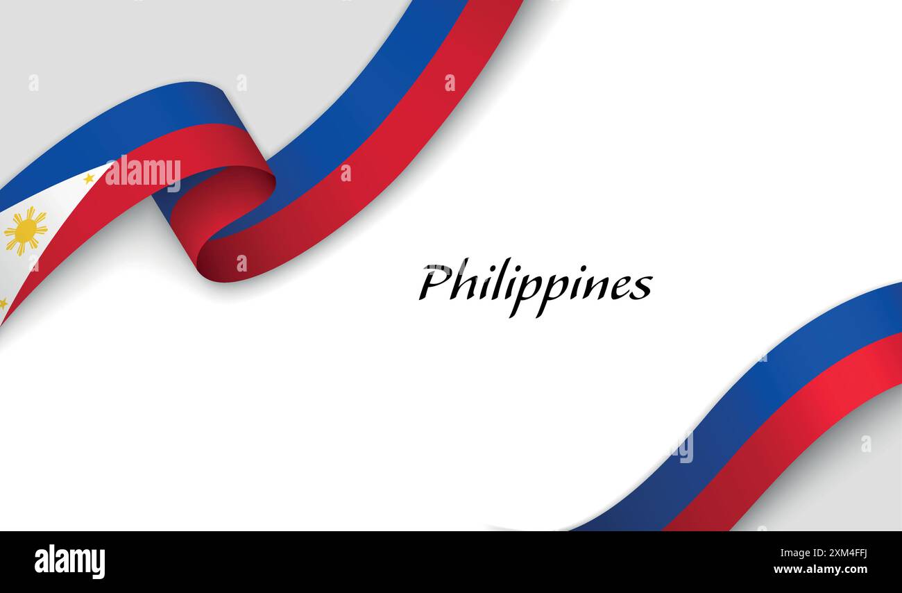 Philippines country flag on Stock Vector Images - Alamy