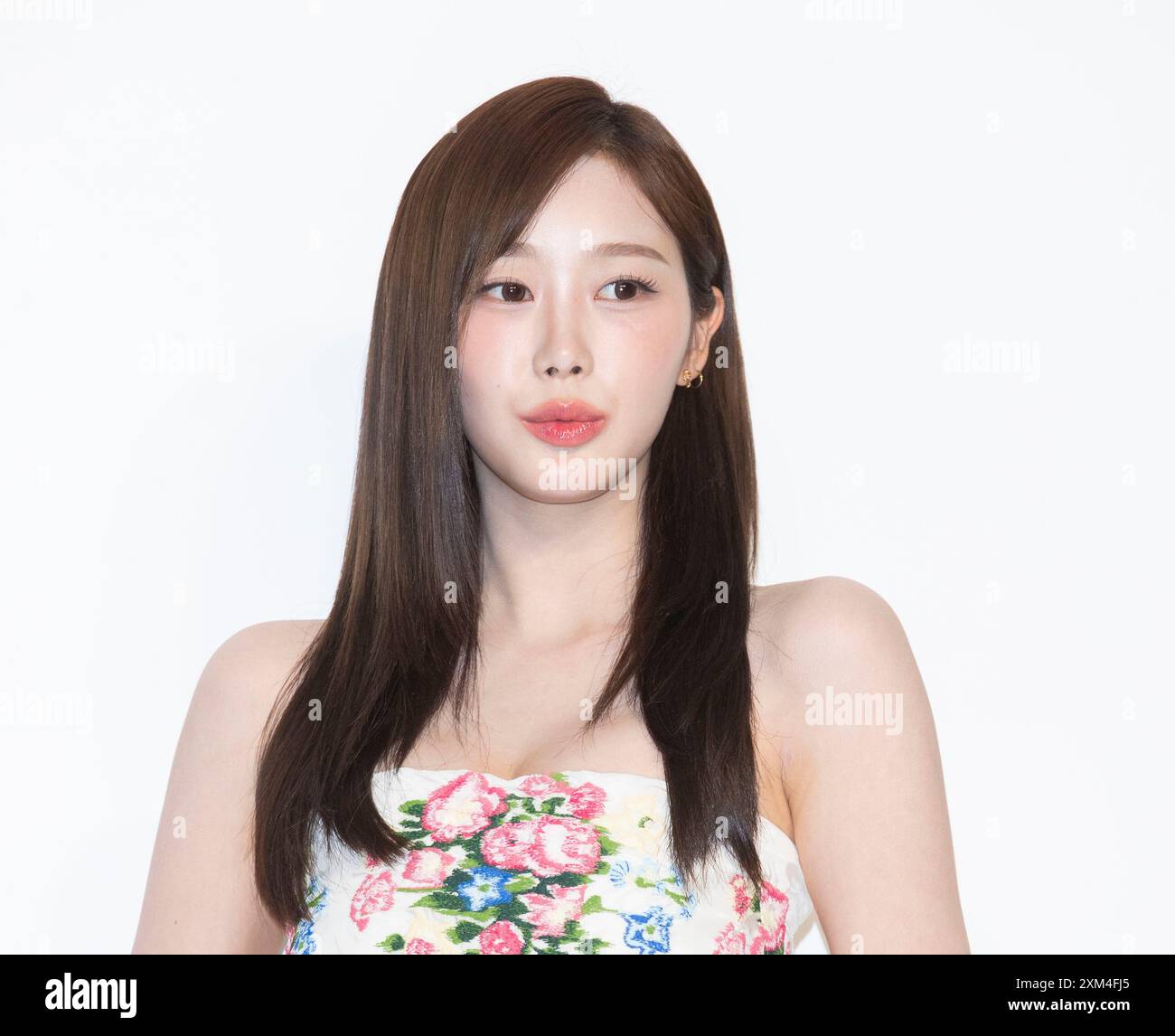 Seoul, South Korea. 25th July, 2024. Japanese singer Jiselle, member of ...