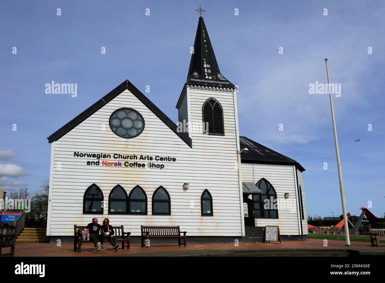 The Norwegian Church Arts Centre and Norsk Coffee Shop, Cardiff Bay ...