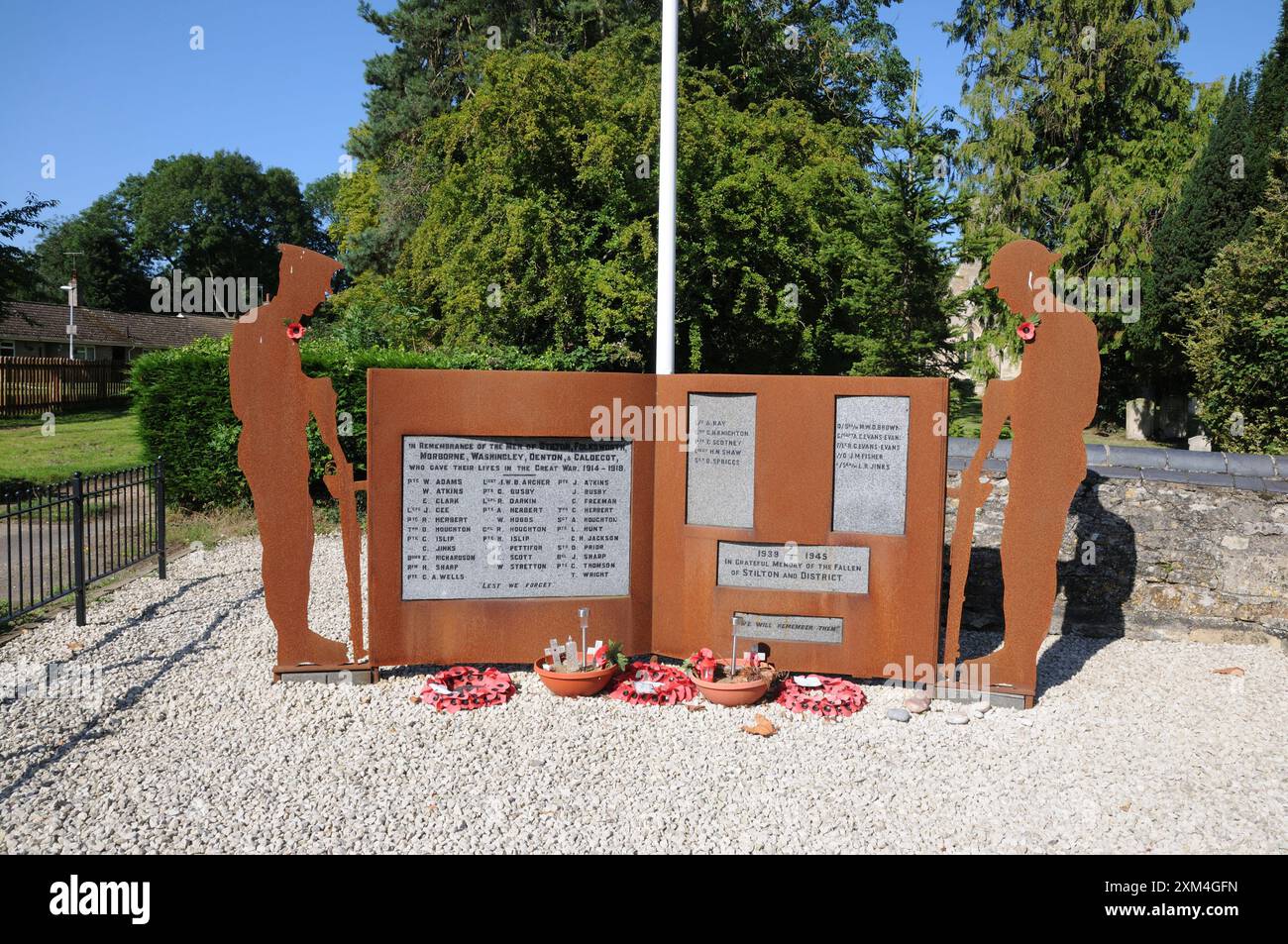 War Memorial, Stilton, Cambridgeshire Stock Photo - Alamy