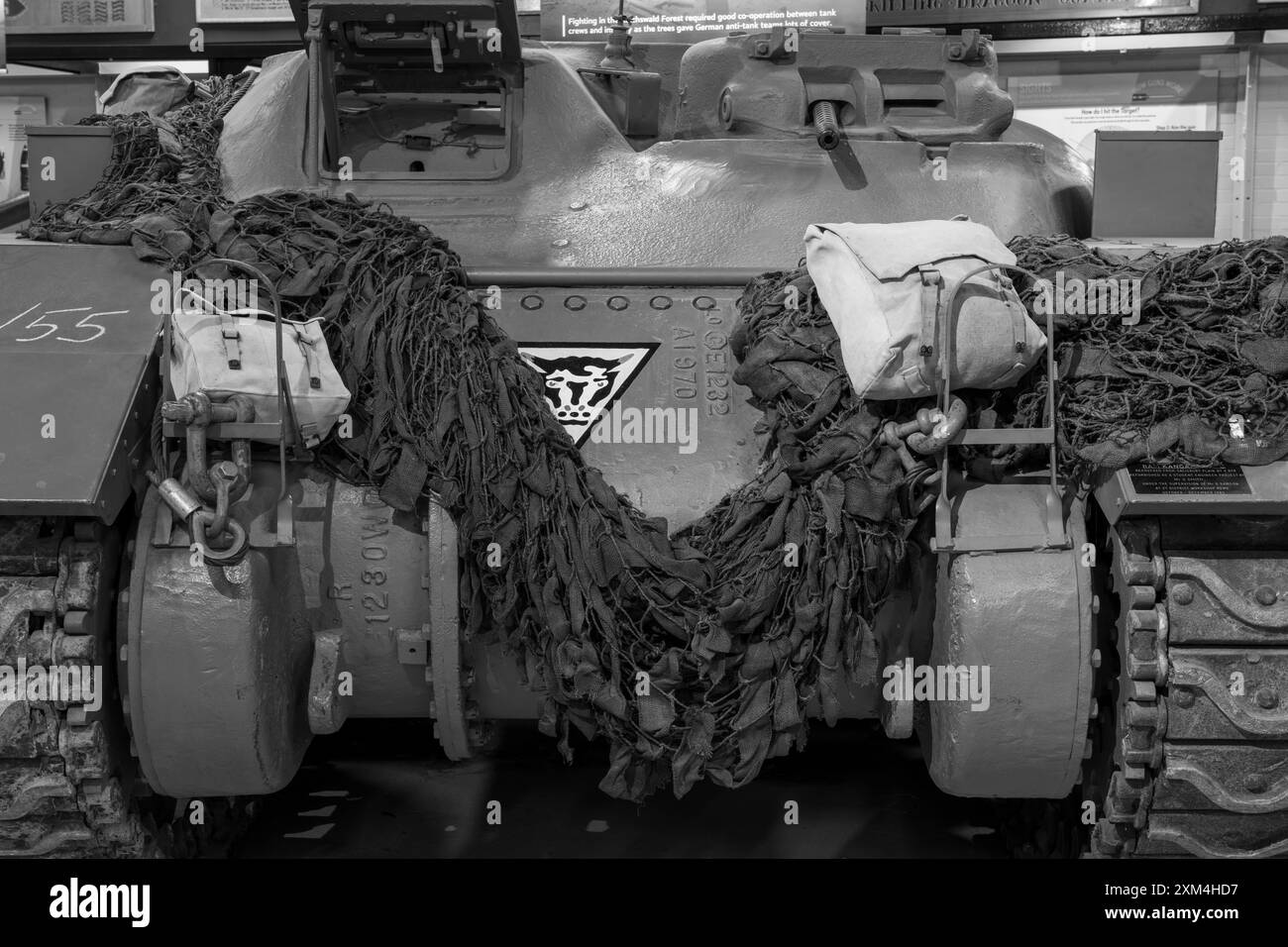 Bovington.Dorset.United Kingdom.February 25th 2024.A Ram Kangaroo ...