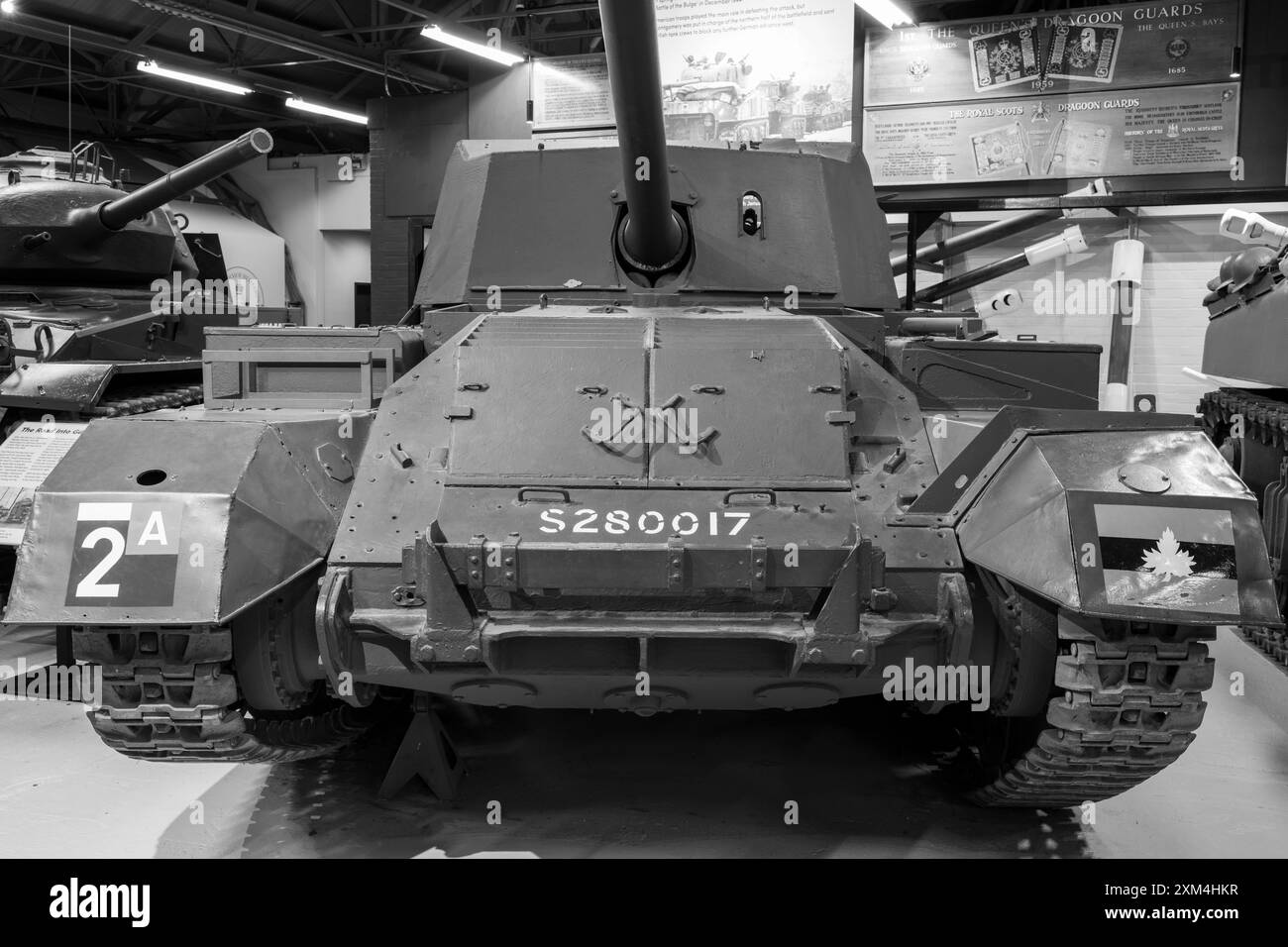 Bovington.Dorset.United Kingdom.February 25th 2024.A Valentine Archer ...