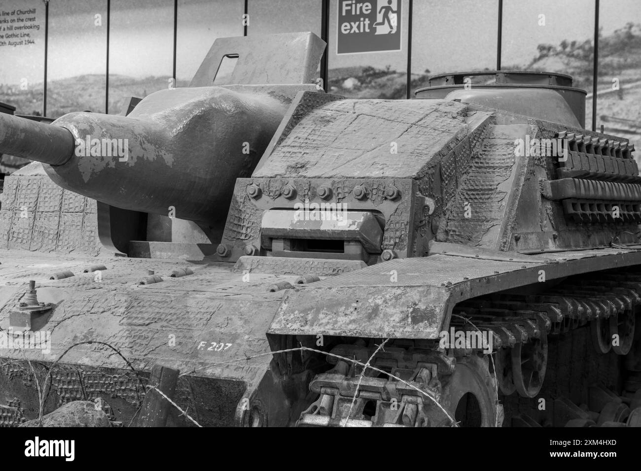 Bovington.Dorset.United Kingdom.February 25th 2024.A Stug 3 tank from ...