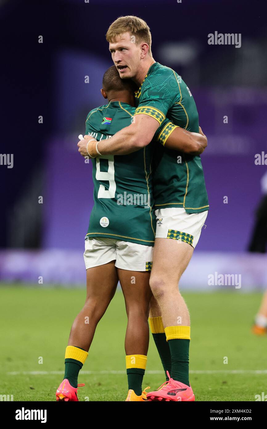 Paris, France, 25 July, 2024. Christie Grobbelaar (1) of Team South ...