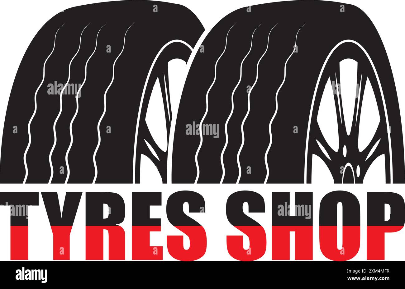 Car tire logo Cut Out Stock Images & Pictures - Alamy