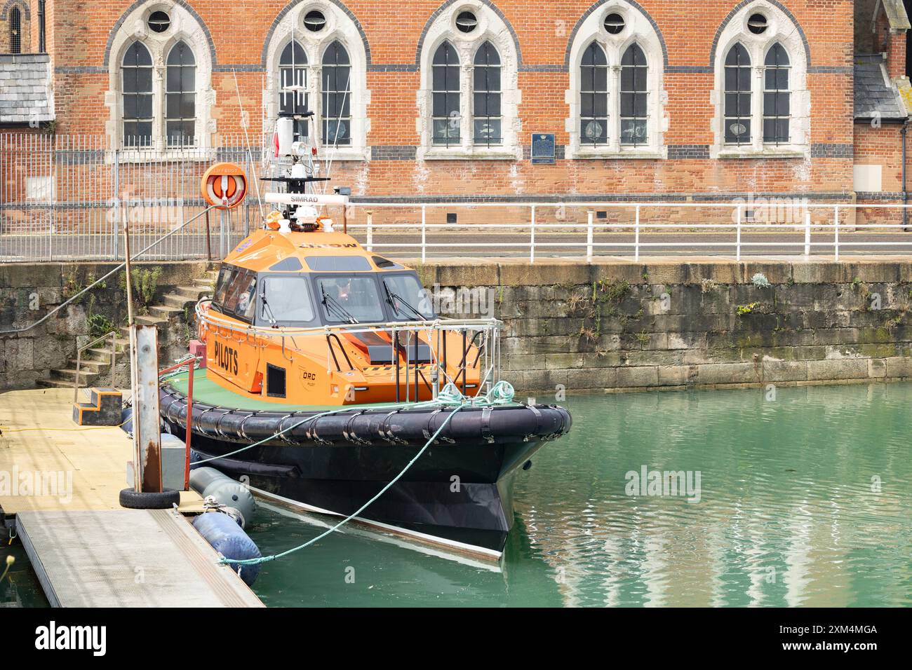 Folkestone, Kent ,uk August 1, 2023 The Royal National Lifeboat a Trent ...