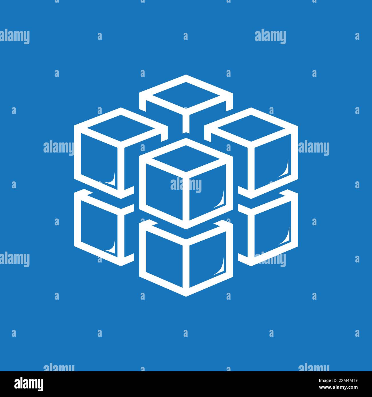 Cube sugar vector vectors Stock Vector Images - Alamy