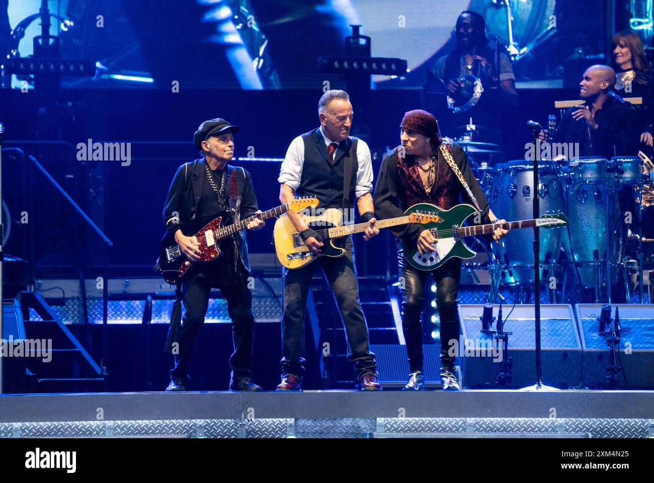 Bruce Springsteen and The E Street Band, performing Live at the Wembley ...