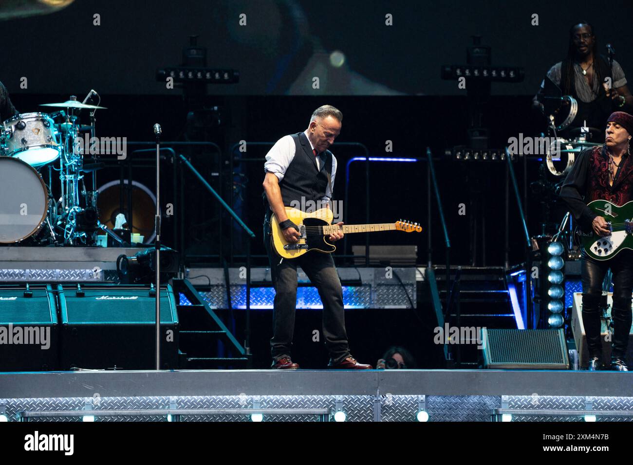 Bruce Springsteen and The E Street Band, performing Live at the Wembley ...