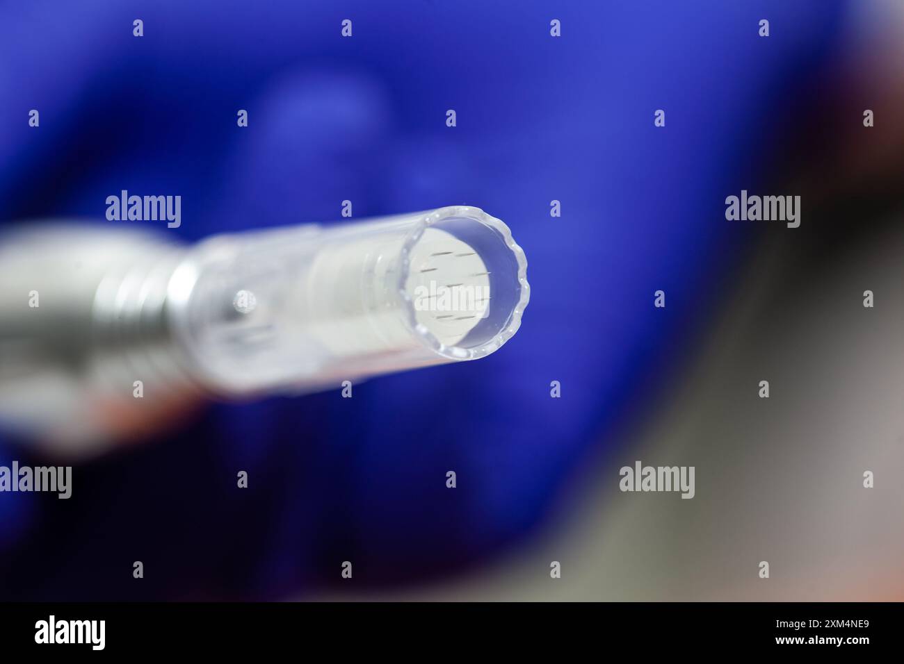 Close up of micro needles. Dermatology concept. Aesthetic medicine ...