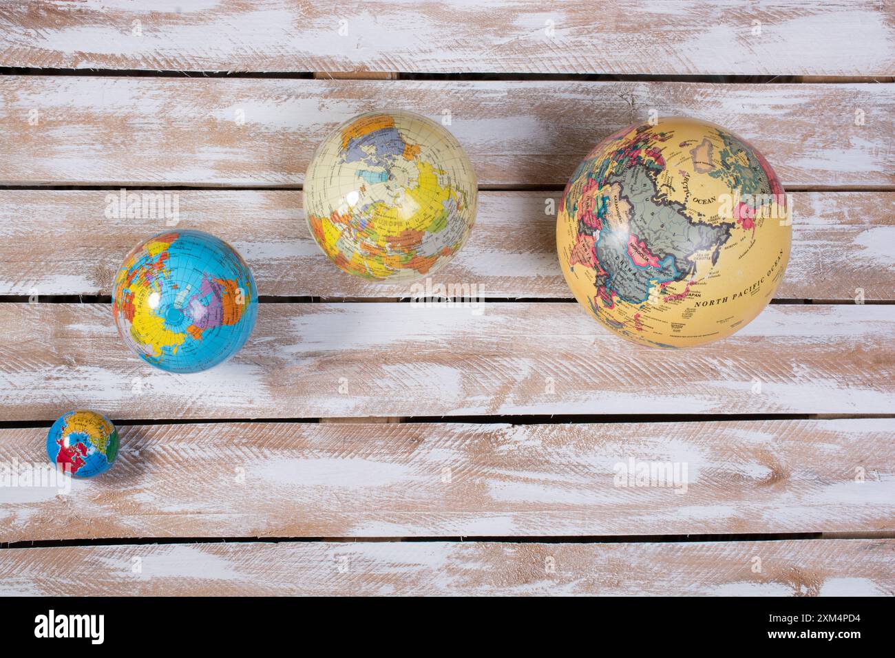 World globe model. Global business and ecology concept Stock Photo - Alamy