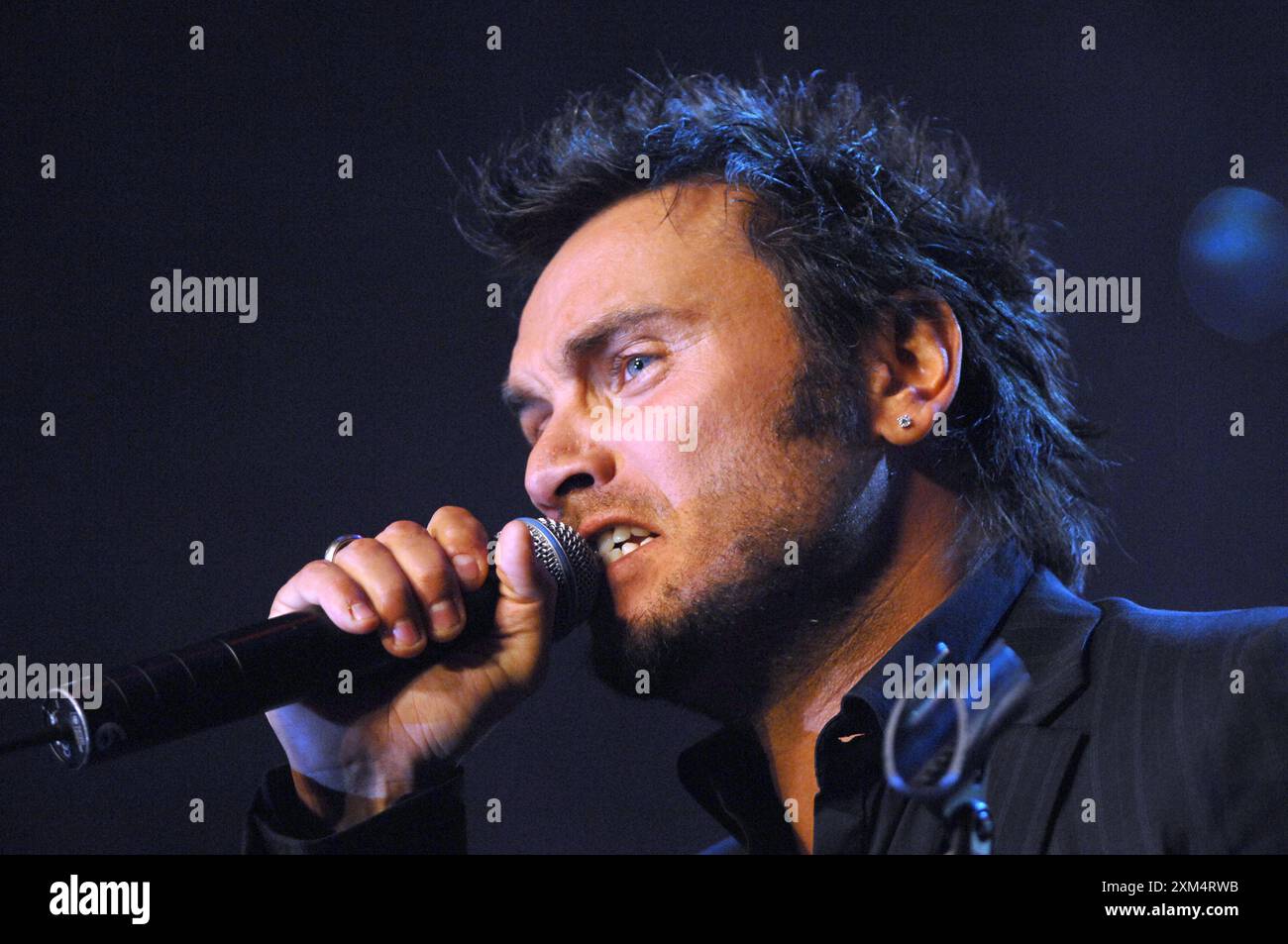 Milan Italy 25/03/2007: Nek,Italian singer, during the live concert at ...
