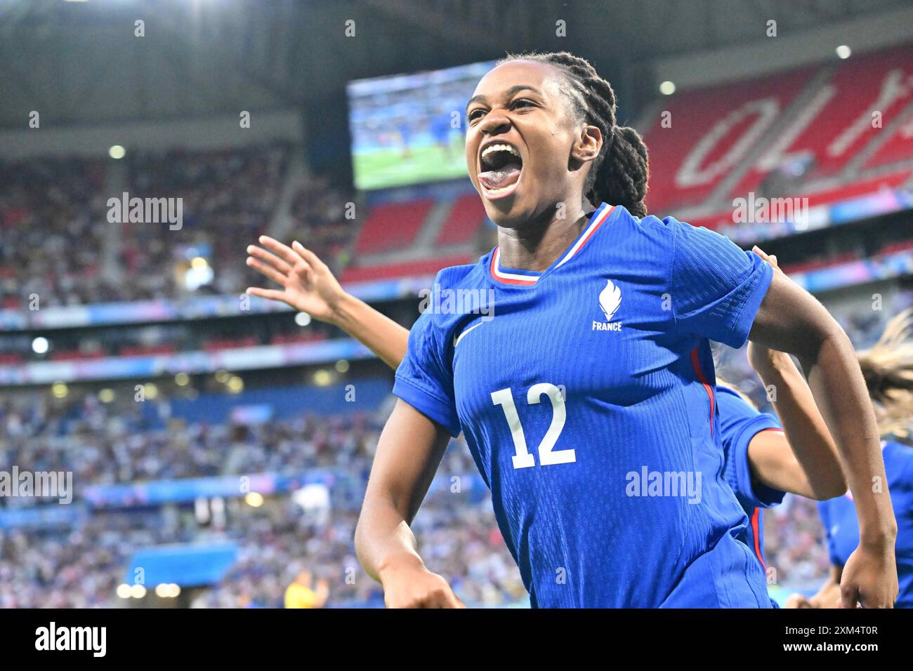 Marie-Antoinette Katoto (France) celebrates her goal, Football, Women's ...