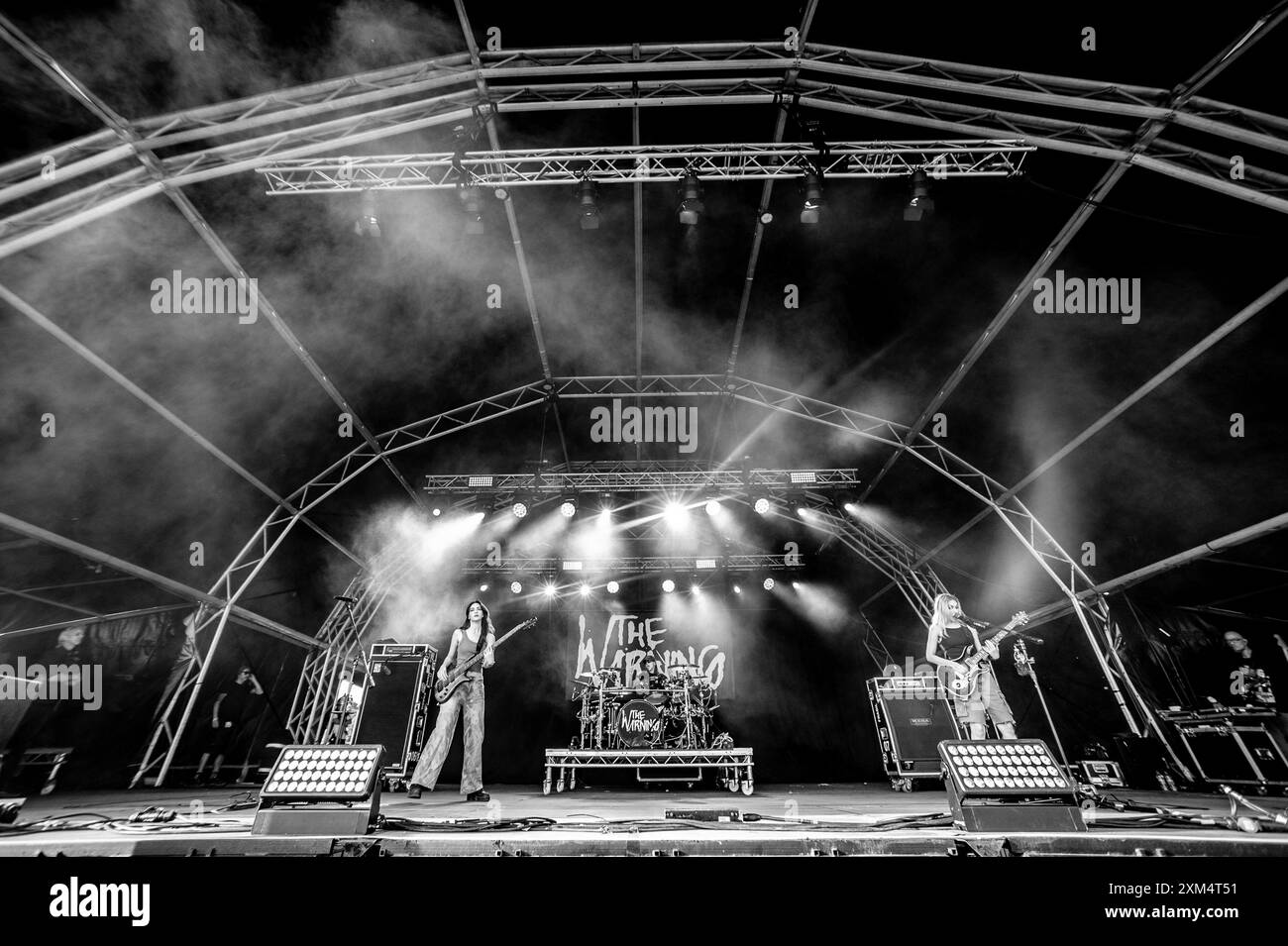 The warning band Black and White Stock Photos & Images - Alamy