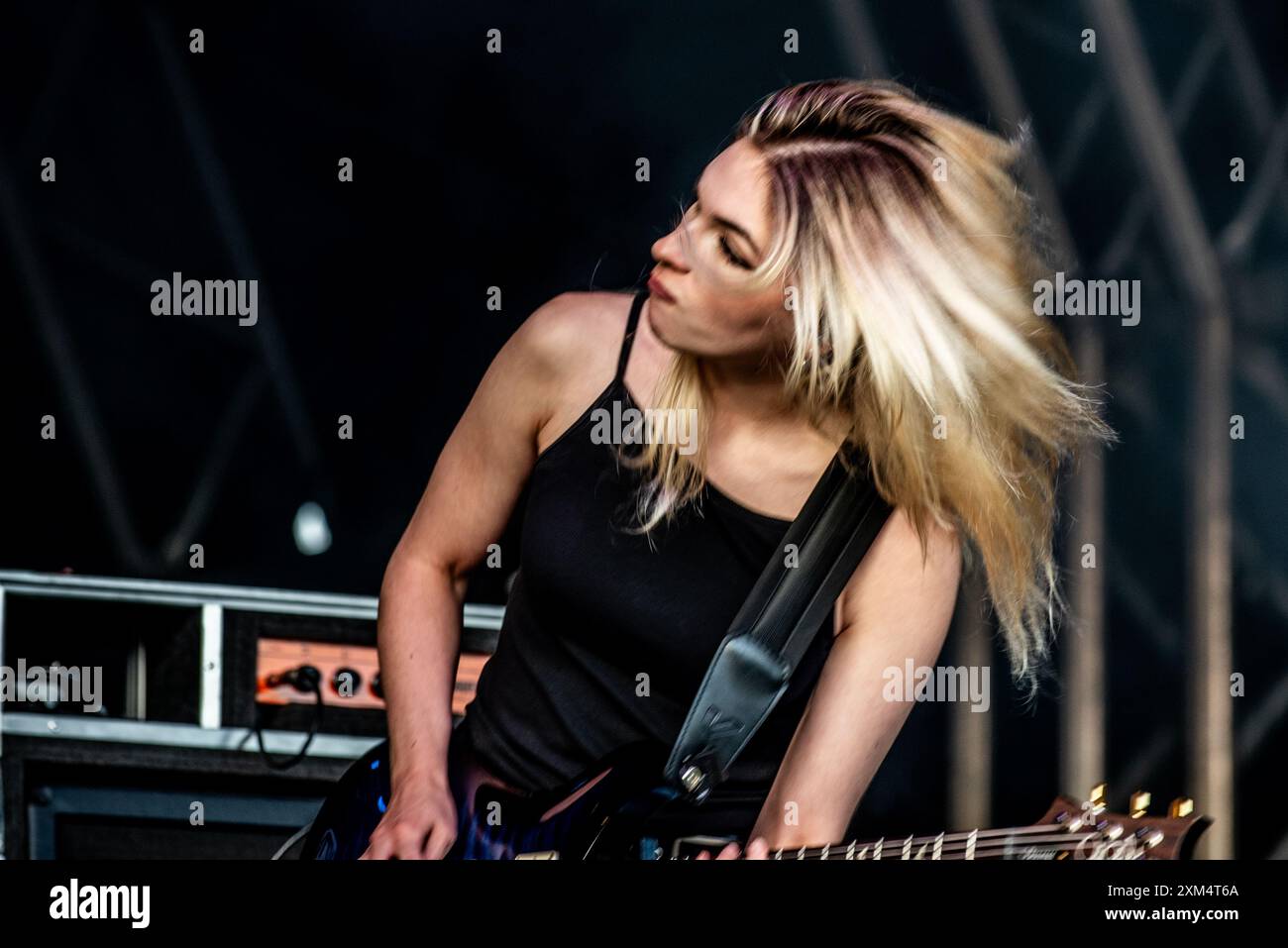 The Warning Rock Band Live Stock Photo - Alamy