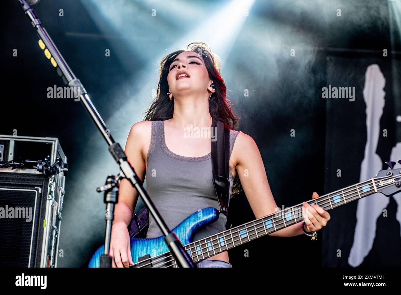 The Warning Rock Band Live Stock Photo - Alamy