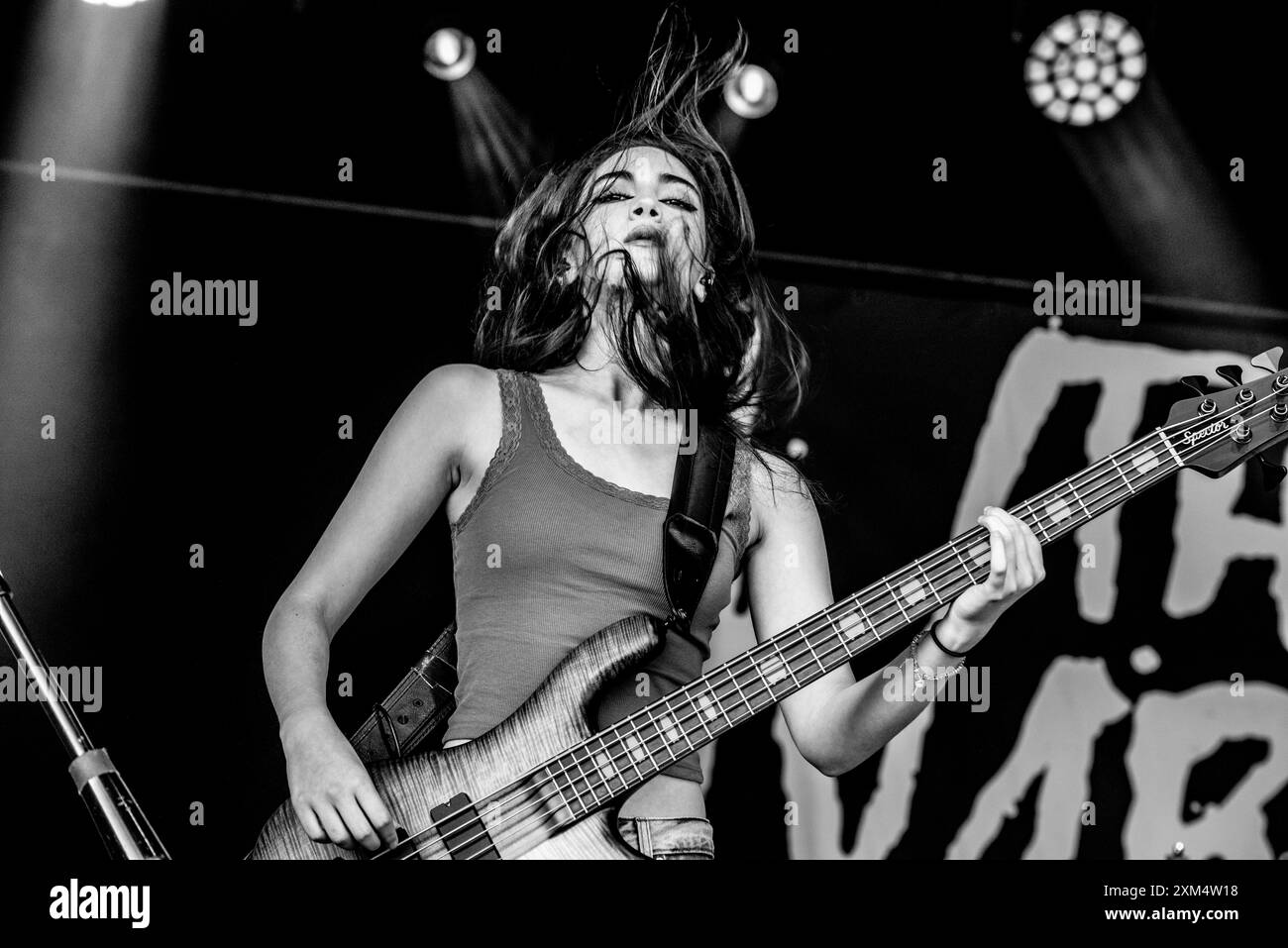 The warning band Black and White Stock Photos & Images - Alamy