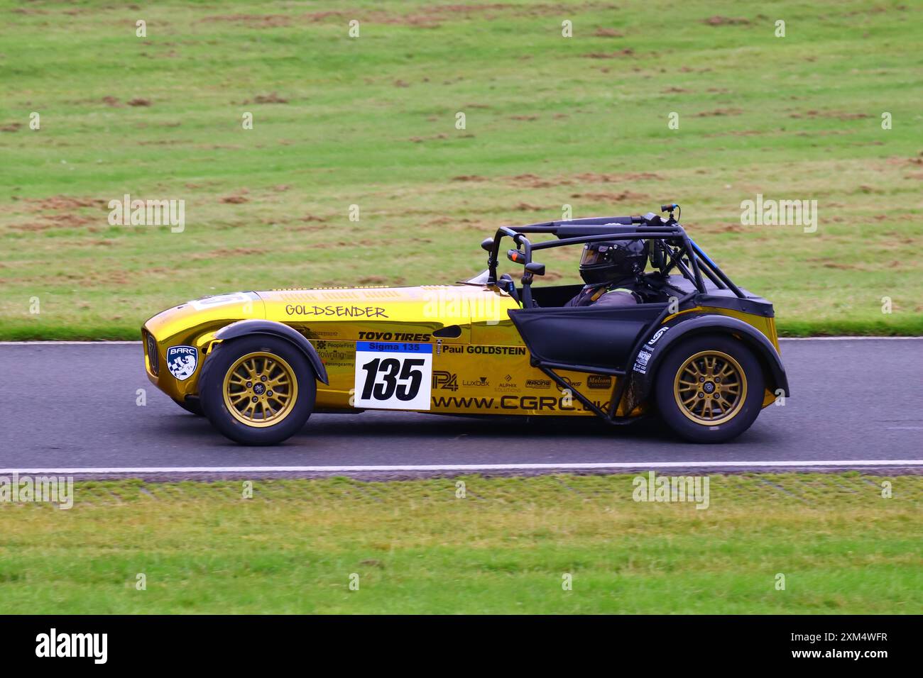 caterham racing cadwell park lincolnshire uk Stock Photo - Alamy