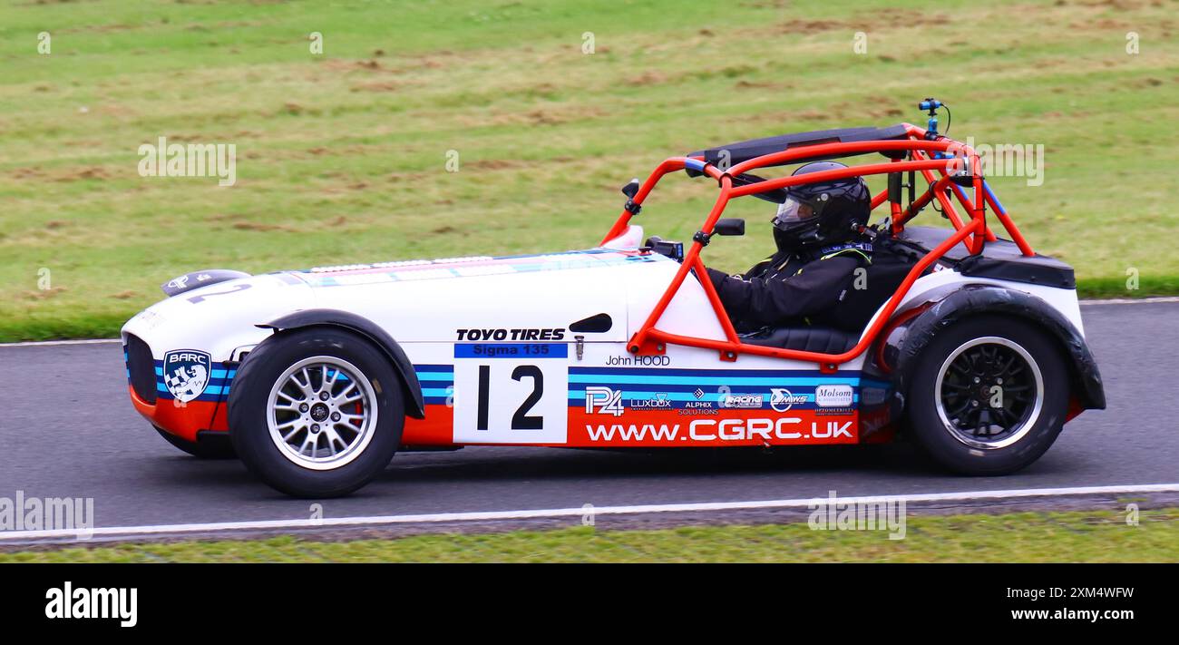 caterham racing cadwell park lincolnshire uk Stock Photo - Alamy