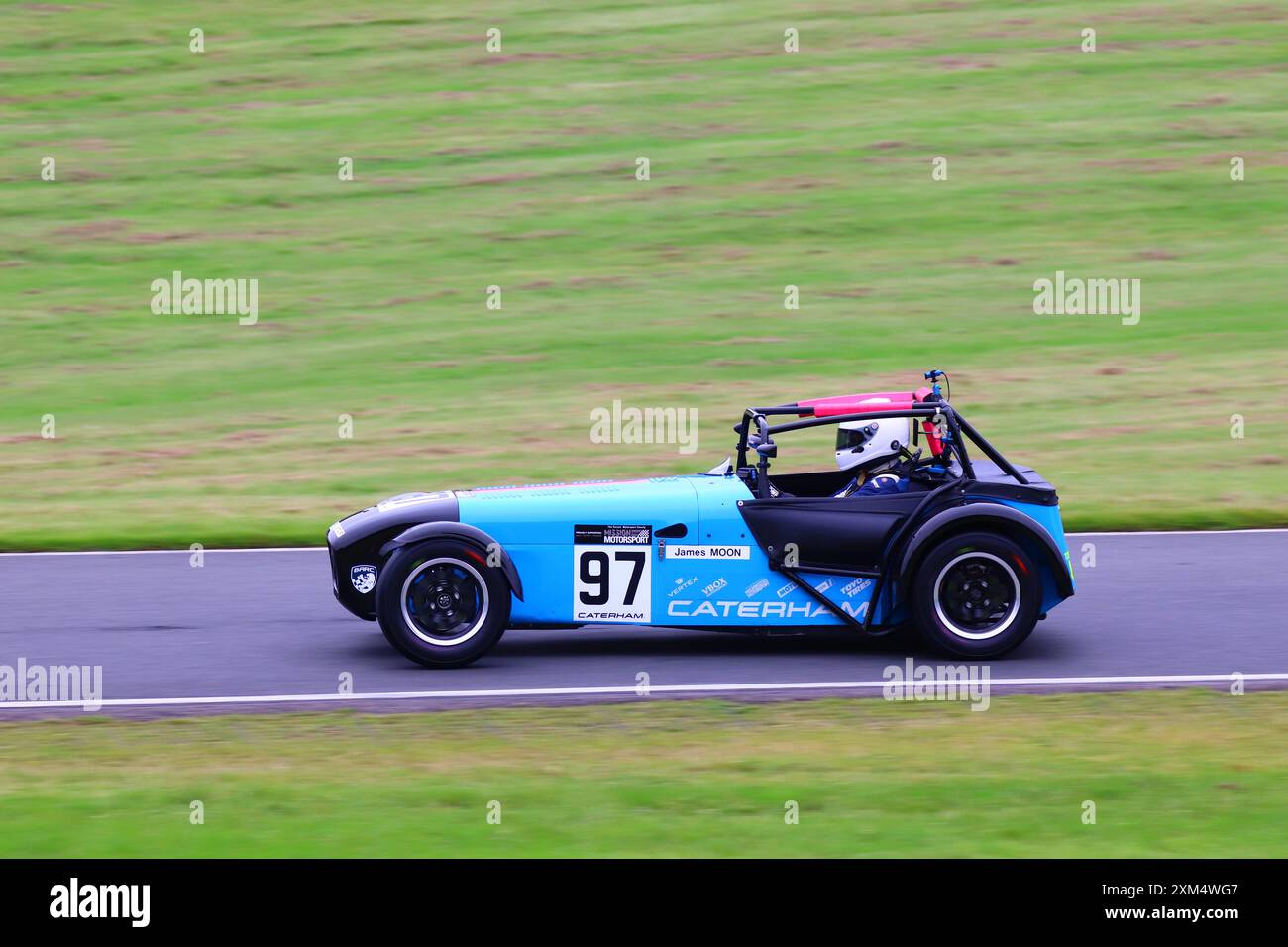 caterham racing cadwell park lincolnshire uk Stock Photo - Alamy