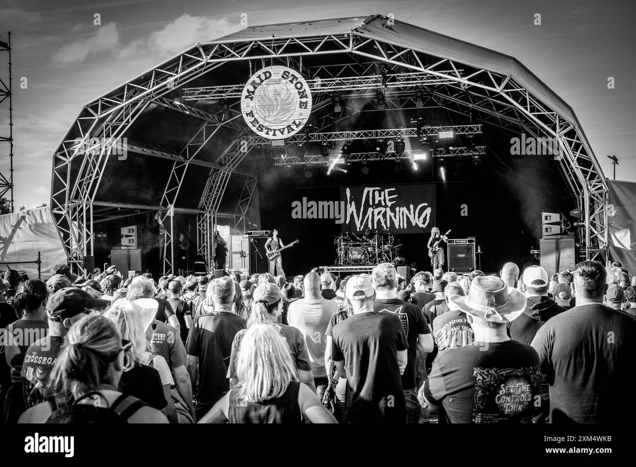 The Warning Rock Band Live Stock Photo - Alamy