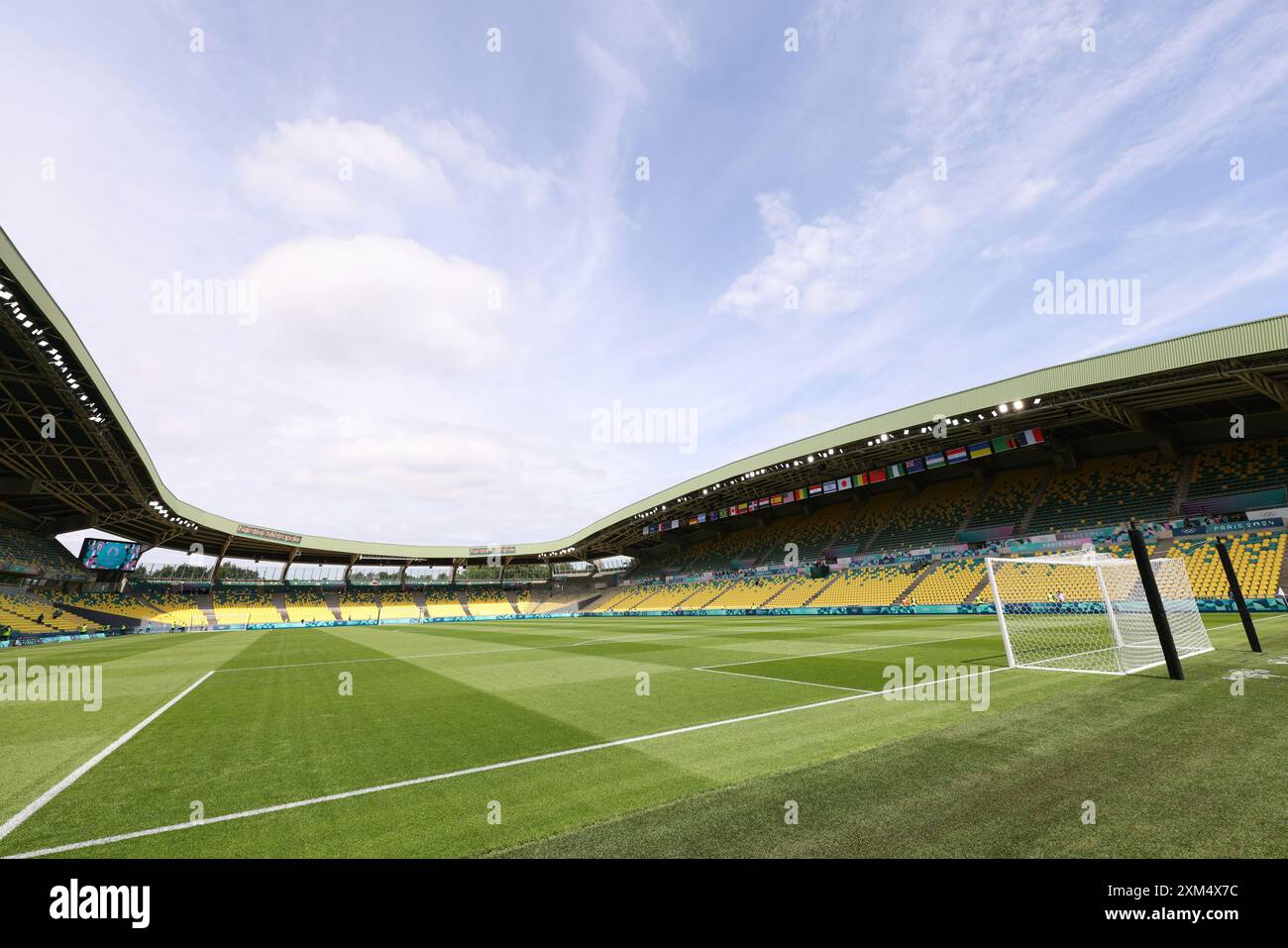 Nantes, France. 25th July, 2024. General view of La Beaujoire Stadium ...