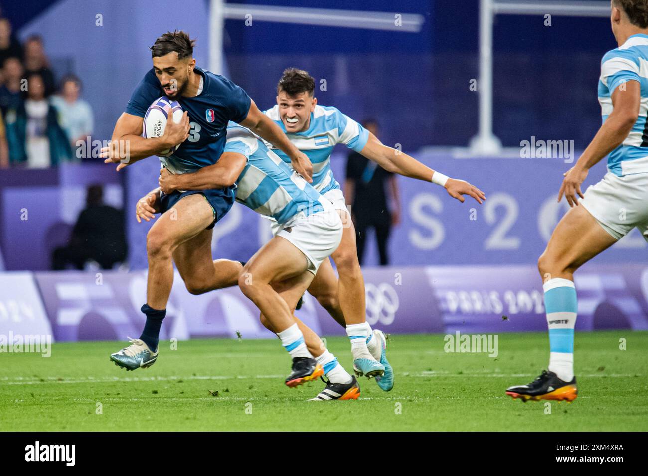 Rayan Rebbadj (France), Rugby Sevens, Men's Quarter-final between ...