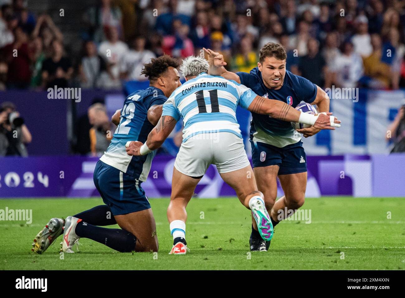 Antoine Dupont (France) and Luciano Gonzalez (Argentina), Rugby Sevens ...