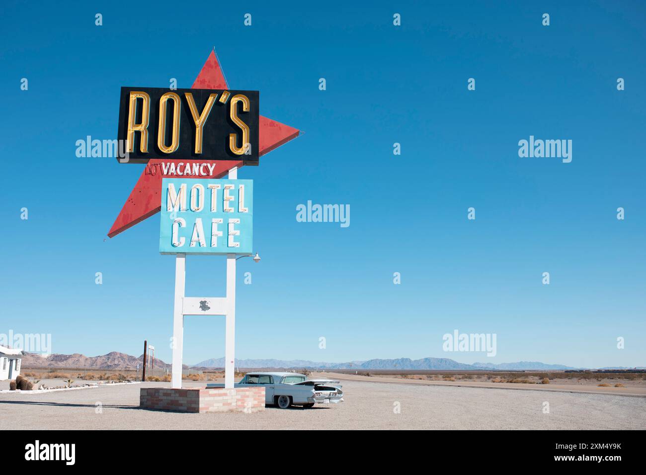 Roy's Motel and Cafe historic site of U.S. route 66 in the Mojave ...