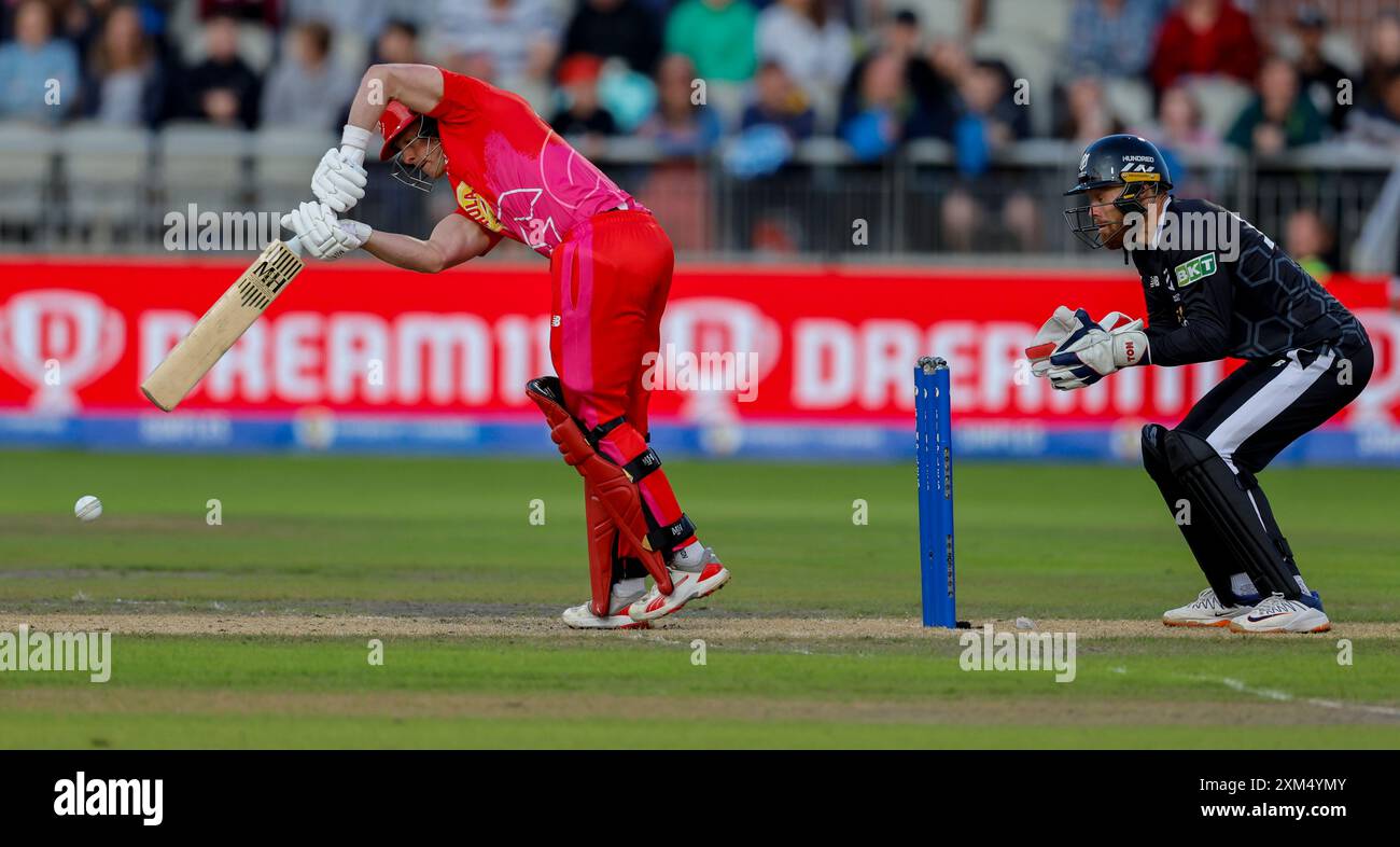 25th July 2024; Old Trafford Cricket Ground, Manchester, England; The ...