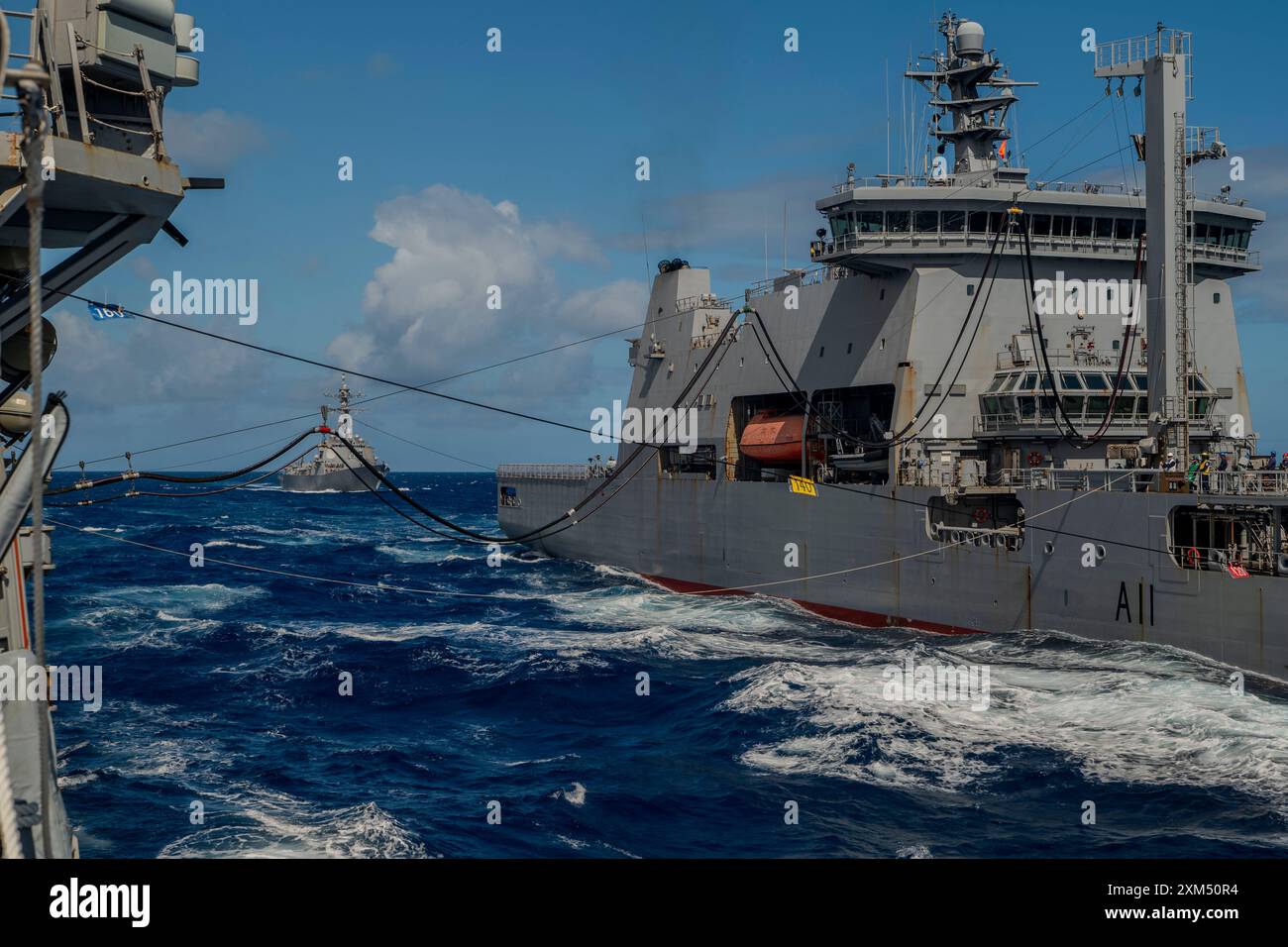 The Arleigh Burke-class guided-missile destroyer USS William P ...