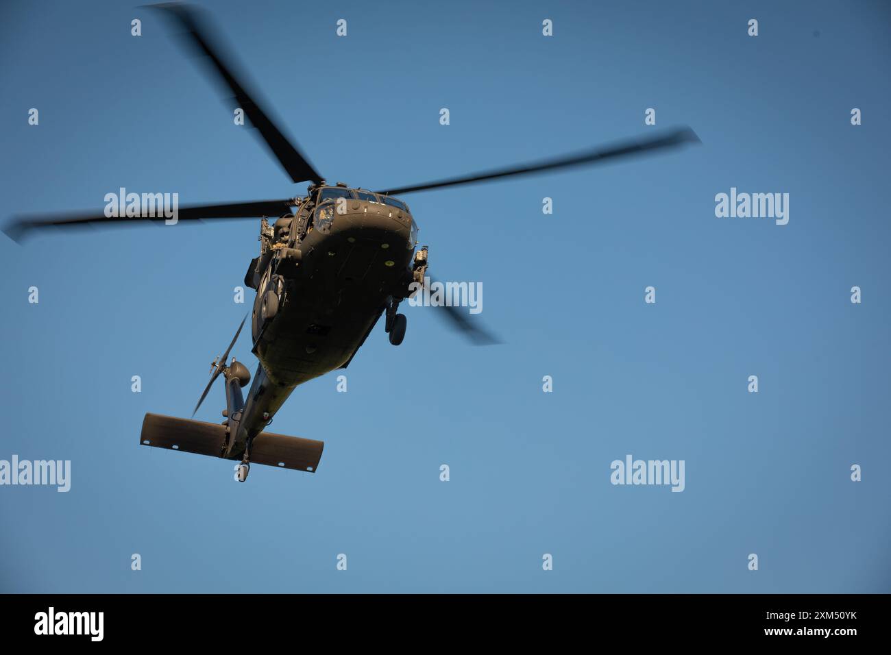 Soldiers with Bravo Co. 2/147th Assault Helicopter Battalion, 63rd ...