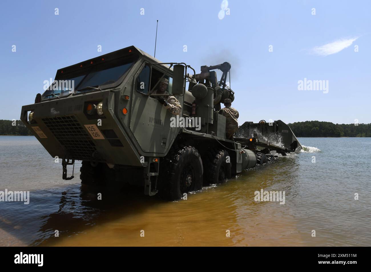 Spc. Michael Igwe, a bridge crewmember with the 125th Multi-role Bridge ...