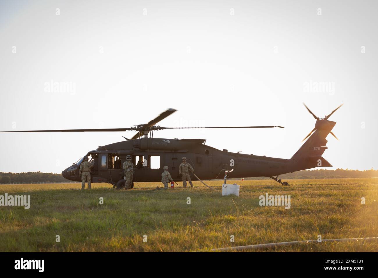 Soldiers with Echo Company 2/147th Assault Helicopter Battalion, 63rd ...