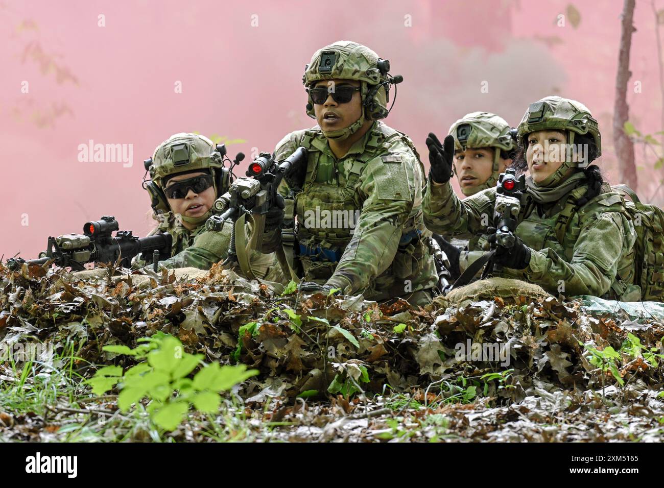 Integrated Defense Leadership Course students with the 482nd Security ...