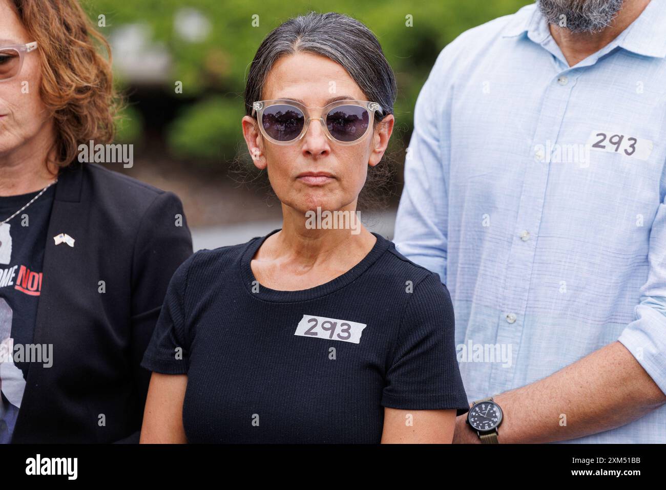 Washington, United States. 25th July, 2024. Rachel Goldberg, mother of ...